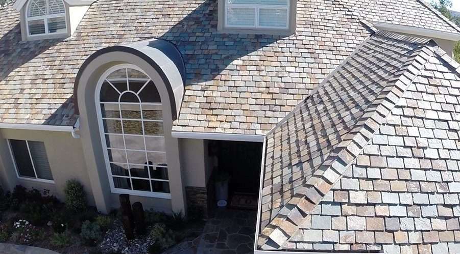 Slate Tile Roofing San Clemente, CA | Composite Synthetic Slate Orange ...